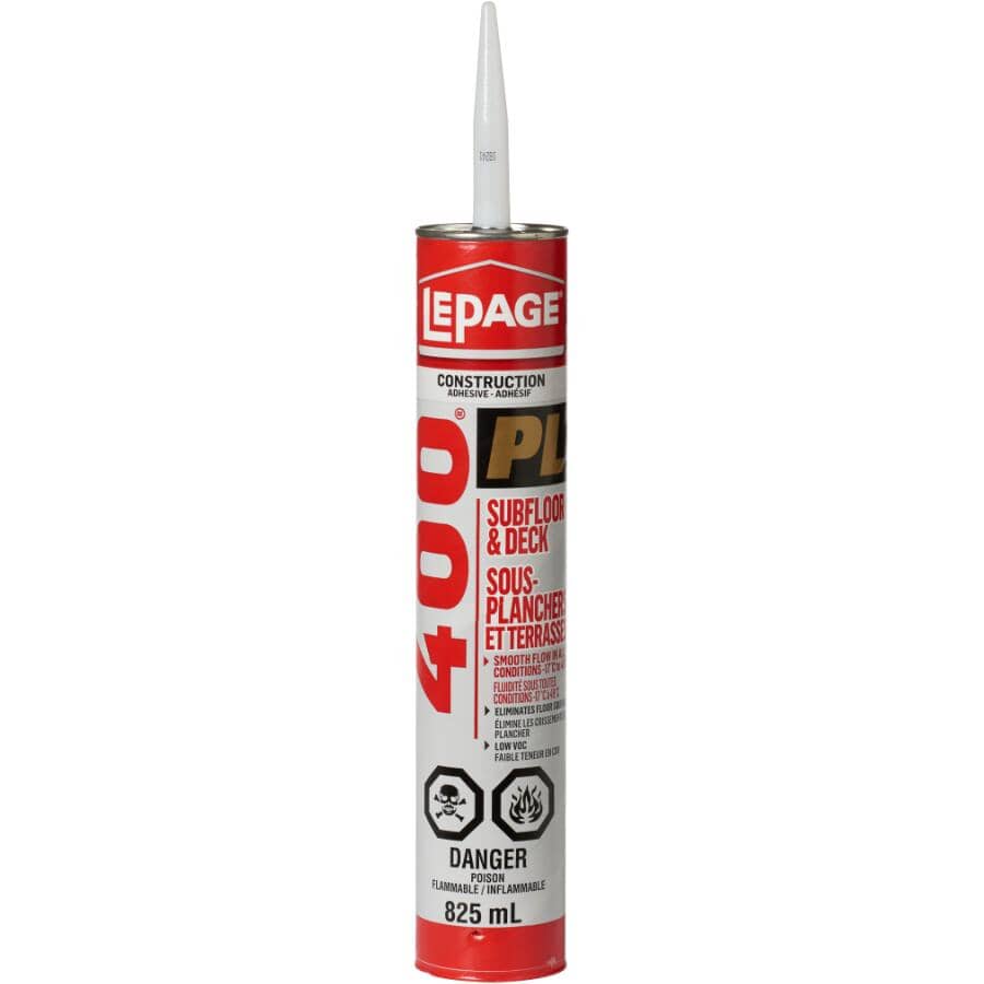 LEPAGE PL 400 Sub Floor & Deck Construction Adhesive | Home Hardware