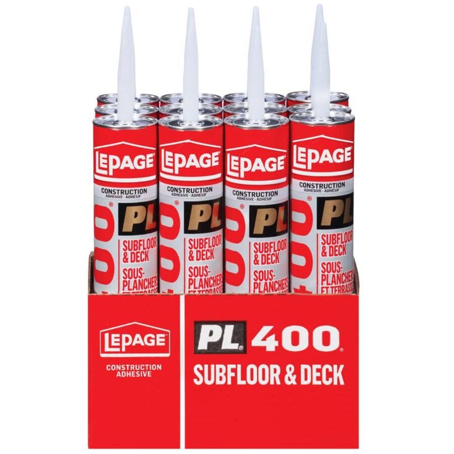 LEPAGE PL 400 Sub Floor & Deck Construction Adhesive | Home Hardware