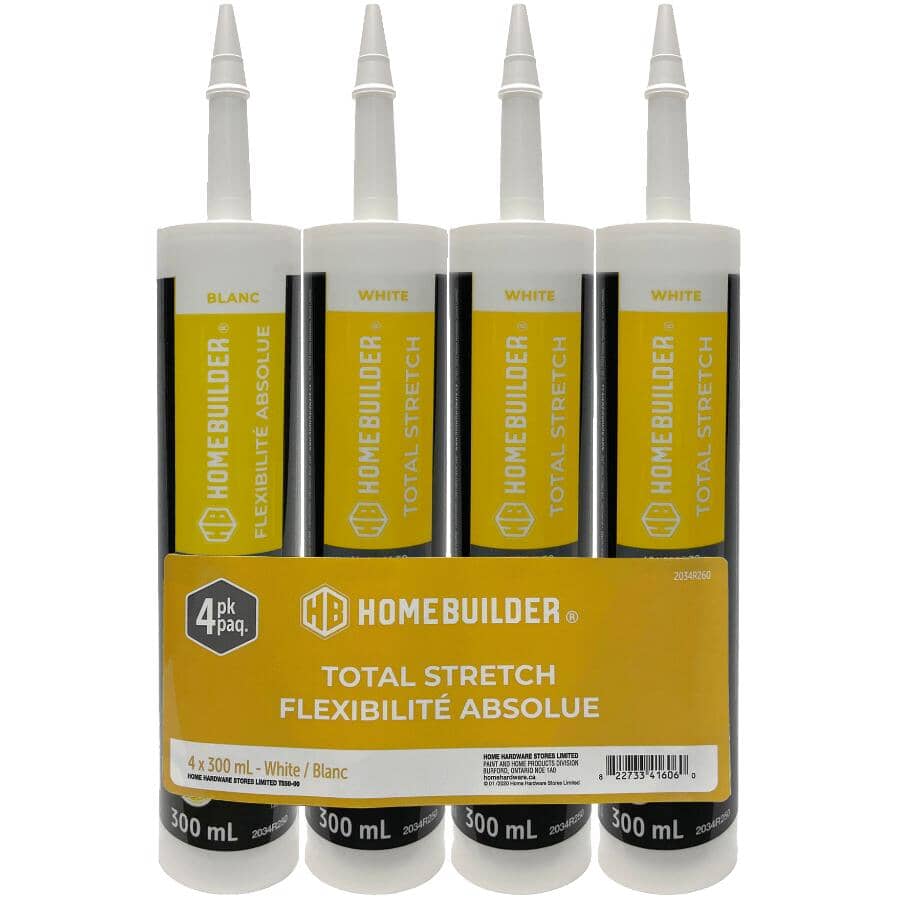 HOME BUILDER Total Stretch Acrylic Caulking | Home Hardware