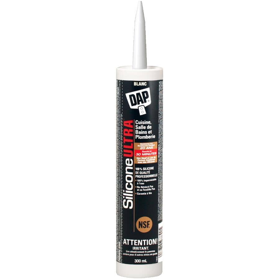 DAP Silicone Ultra Kitchen, Bath & Plumbing Sealant | Home Hardware