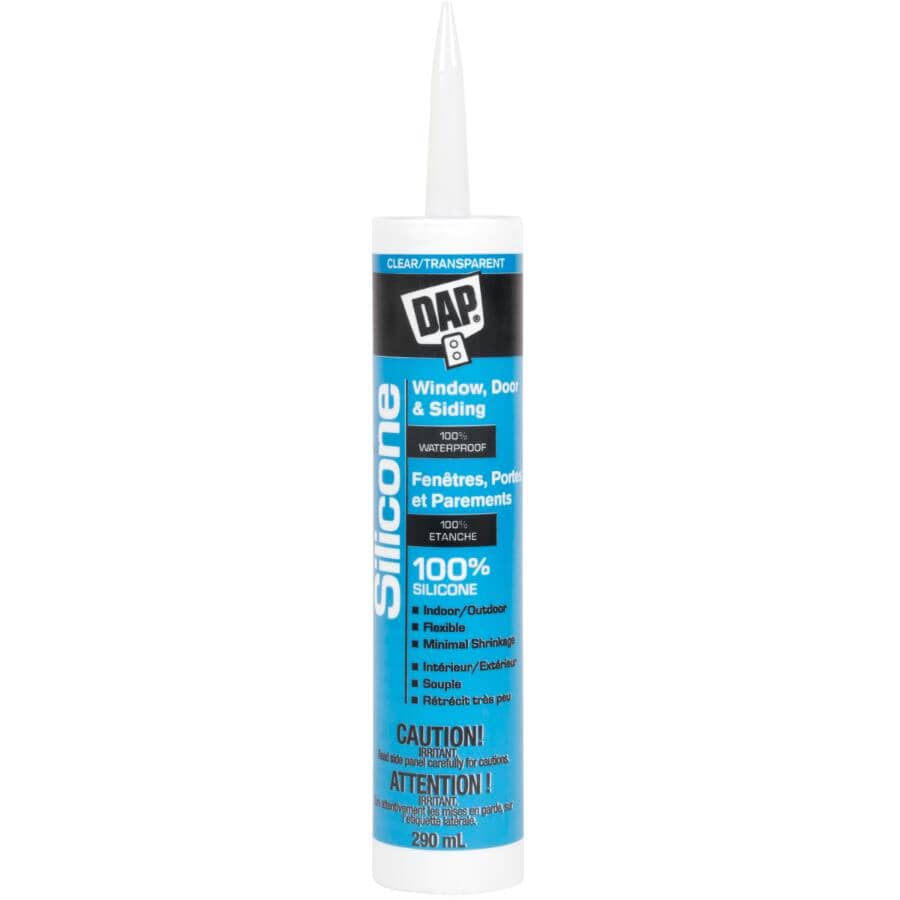 DAP 290ml Clear Window & Door Silicone Plus Sealant | Home Hardware