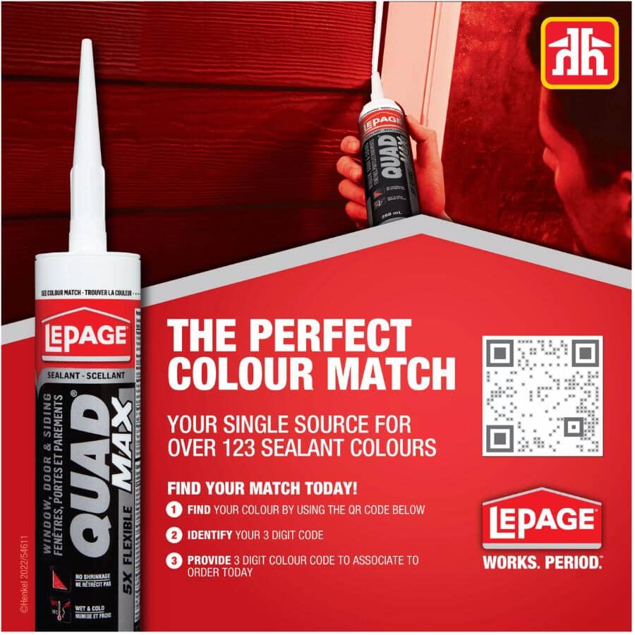 QUAD MAX Window, Door & Siding Flexible Sealant | Home Hardware
