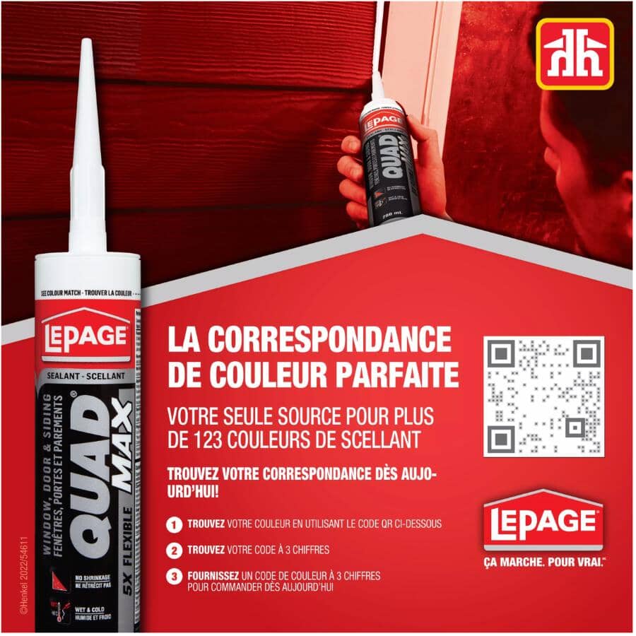QUAD MAX Window, Door & Siding Flexible Sealant | Home Hardware