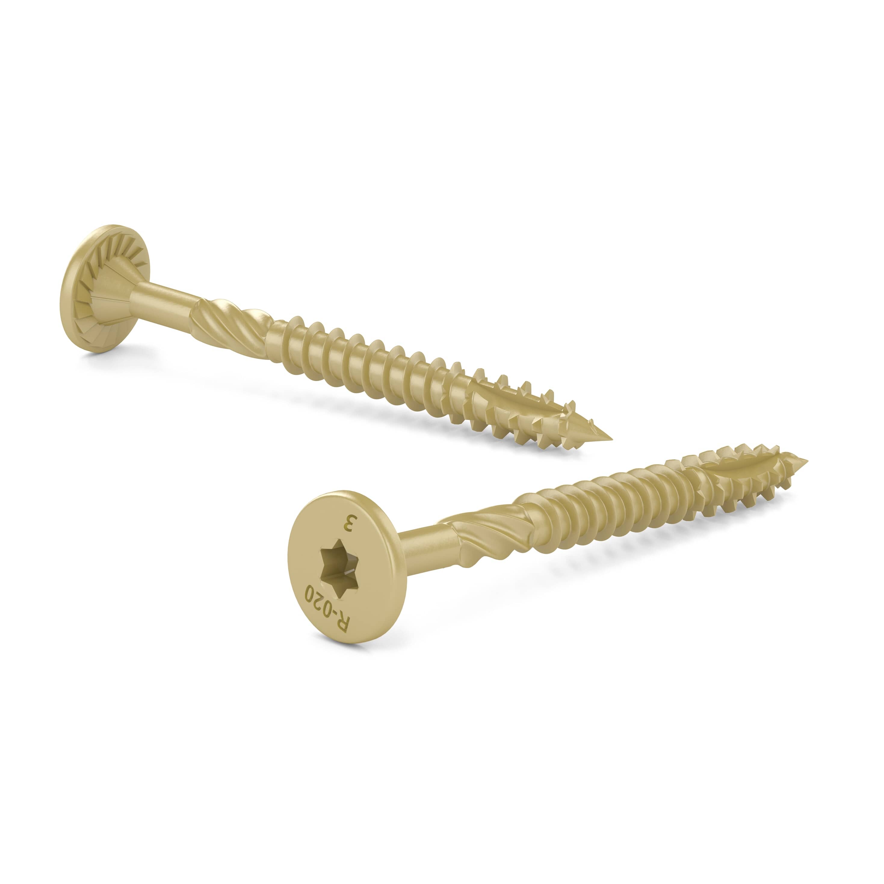 RELIABLE FASTENERS 5/16" x 3" CST T17 Star Drive Structural Wood Screws ...