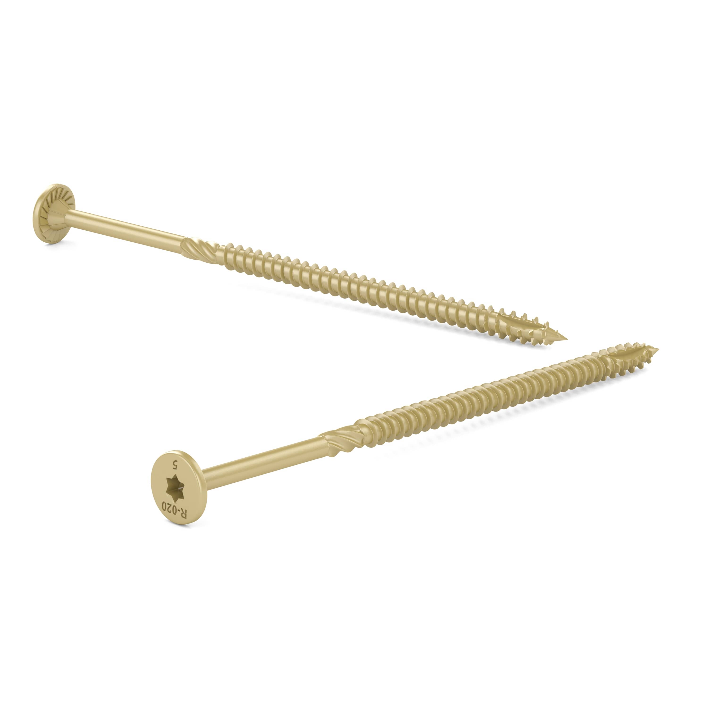 RELIABLE FASTENERS 5/16" x 5" CST T17 Star Drive Structural Wood Screws ...