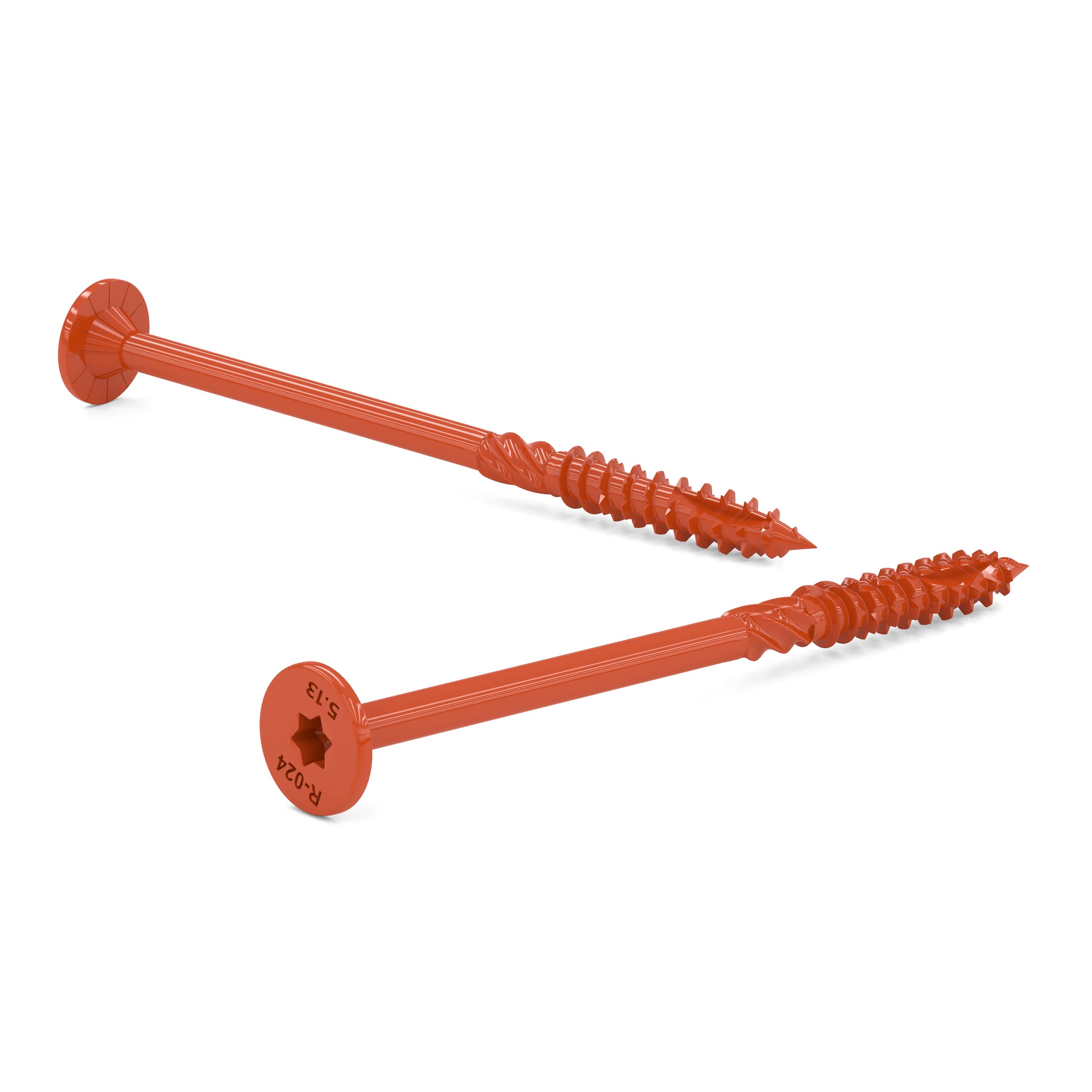 RELIABLE FASTENERS 3/8" x 5-1/8" LVL Star Drive Structural Wood Screws ...