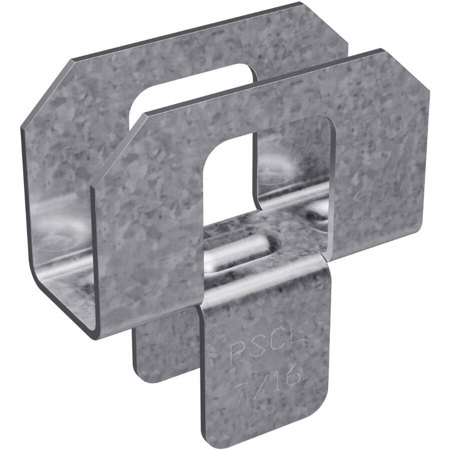 SIMPSON STRONG-TIE 250 Pack 7/16" 20 Gauge Galvanized Roof Clips | Home ...