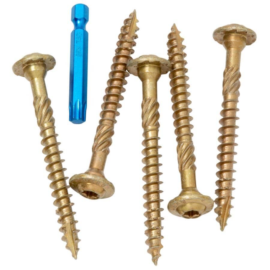 GRK FASTENERS 3/8" x 3-1/8" RSS Star Drive Structural Wood Screws ...