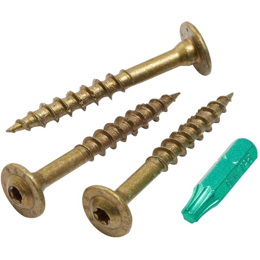 GRK FASTENERS 1/4 x 2" RSS Climatek Star Drive Structural Screws | Home ...