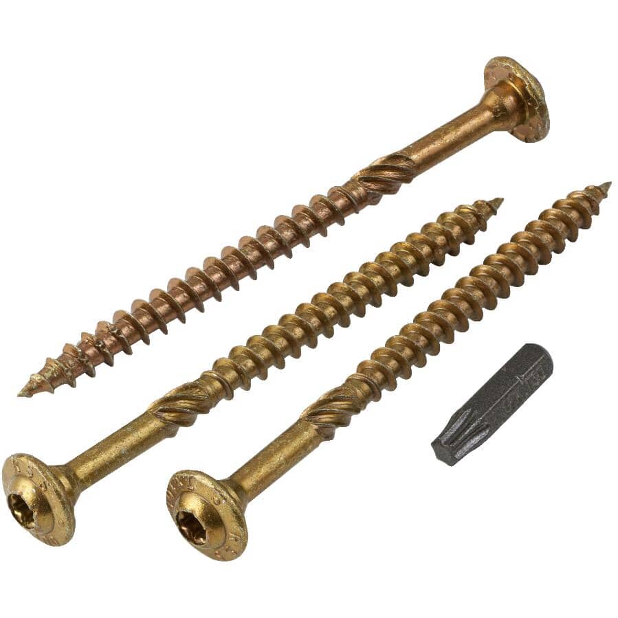GRK FASTENERS 5/16" x 4" RSS Climatek Star Drive Structural Wood Screws ...