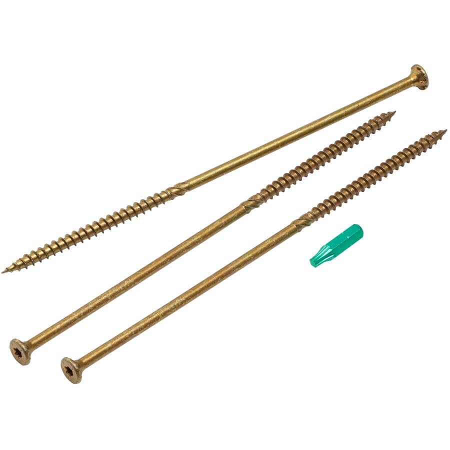 GRK FASTENERS #12/14 x 8" Climatek Star Drive R4 Structural Wood Screws ...