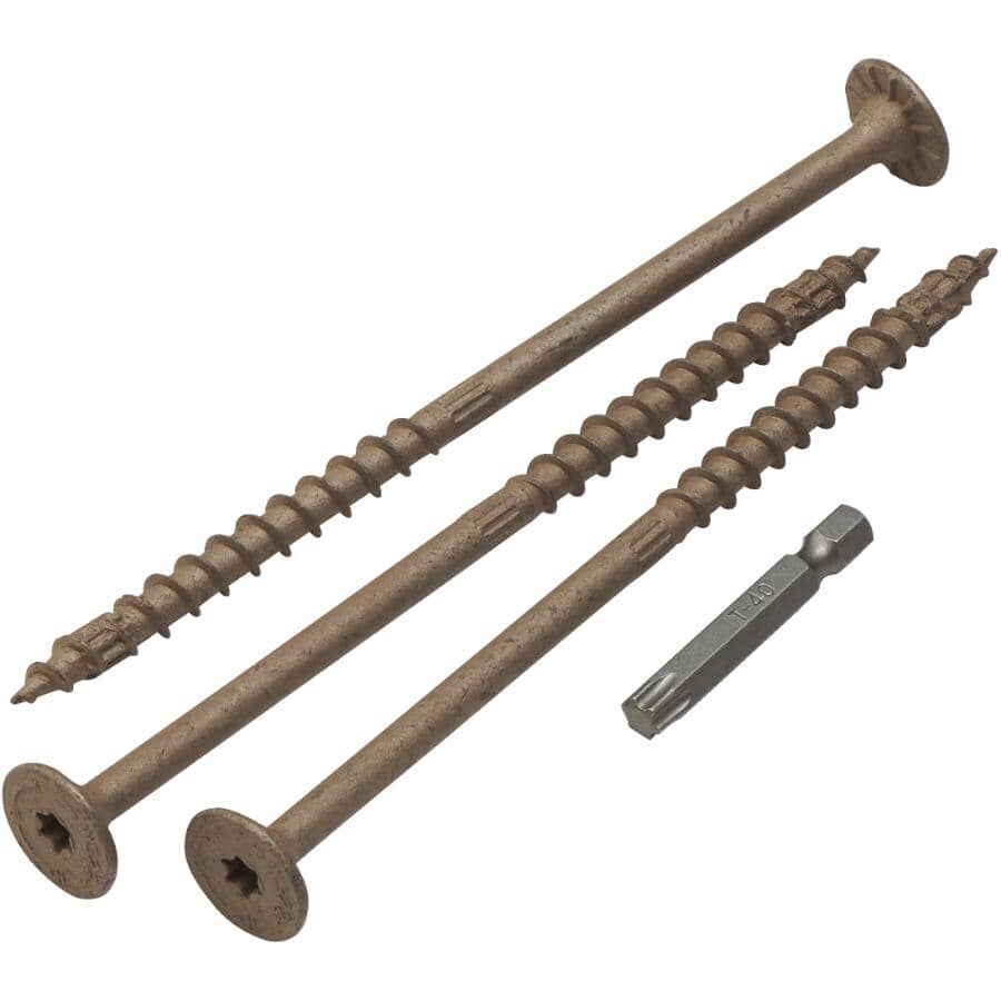 HOME BUILDER/SIMPSON STRONG-TIE 6" Structural Wood Screw | Home Hardware
