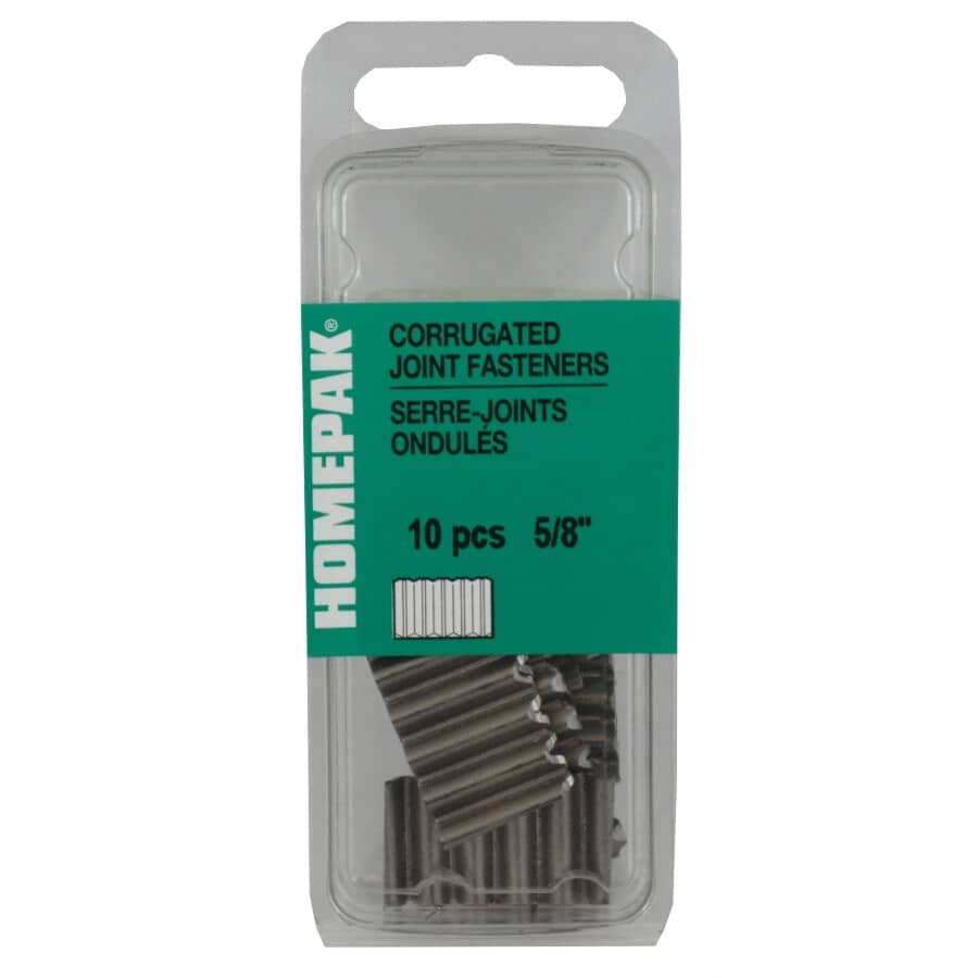 HOME PAK 10 Pack 5/8" Corrugated Joint Fasteners | Home Hardware