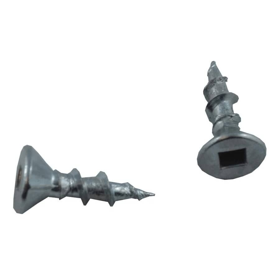 HOME BUILDER 100 Pack #8 x 5/8" Flat Head Zinc Plated Particle Board ...