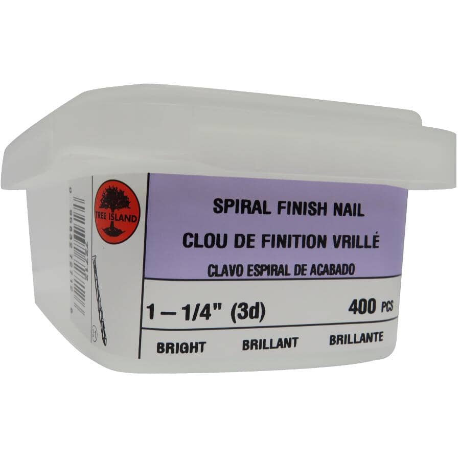 TREE ISLAND 1-1/4" Ardox Spiral Finish Nails | Home Hardware