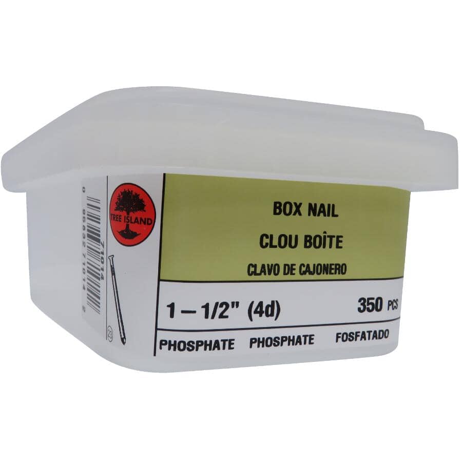 TREE ISLAND 1-1/2" Coated Phosphate Box Nails | Home Hardware