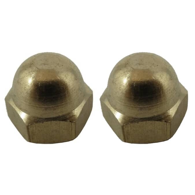 HOME PAK 2 Pack #10-24 Brass Acorn Nuts | Home Hardware