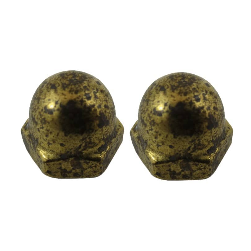 HOME PAK 2 Pack #10-32 Brass Acorn Nuts | Home Hardware