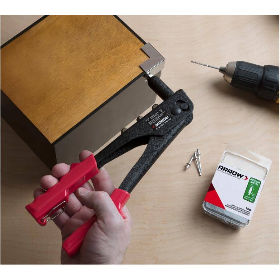 ARROW Rivet Gun - 4 Nose Pieces + Wrench | Home Hardware