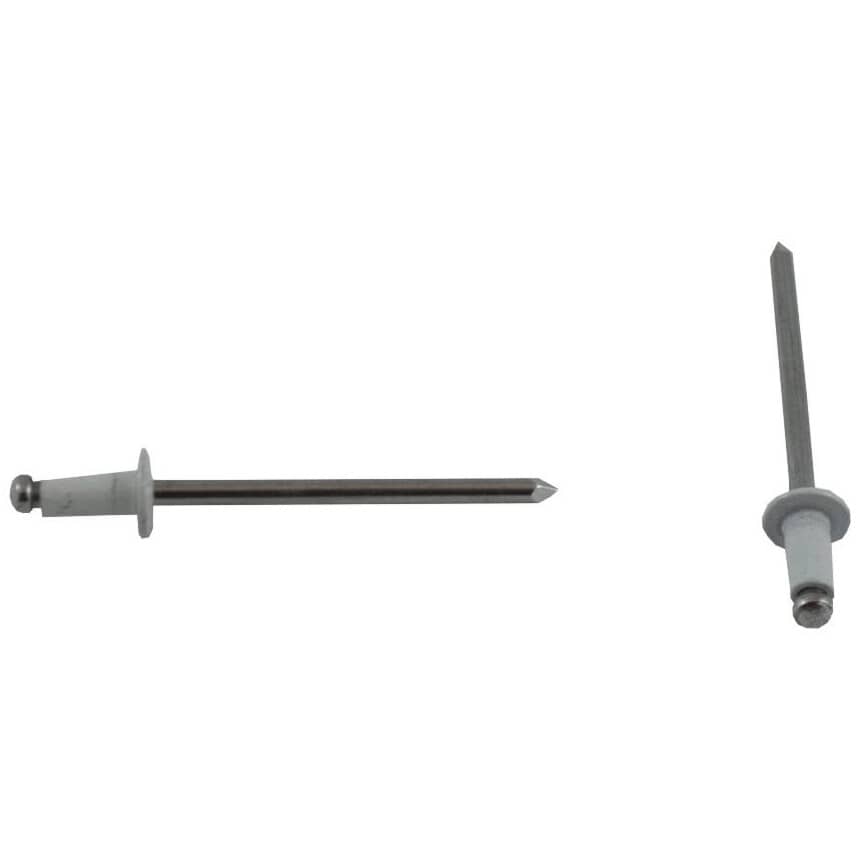 BENCHMARK 25 Pack 1/8" Short White Aluminum Rivets | Home Hardware