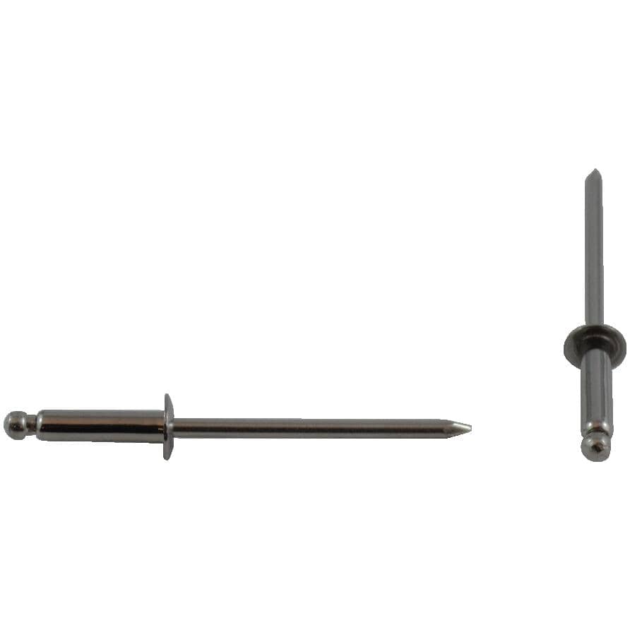 BENCHMARK 15 Pack 1/8" Long Stainless Steel Rivets | Home Hardware