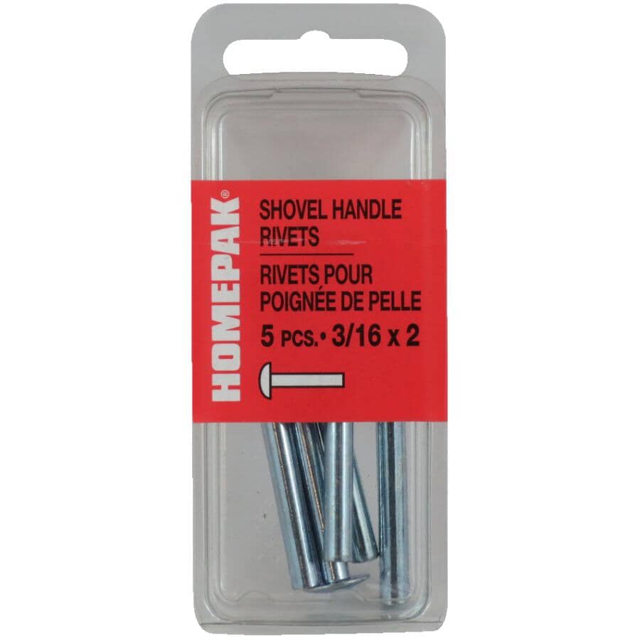 HOME PAK 5 Pack 2" Shovel Handle Rivets | Home Hardware
