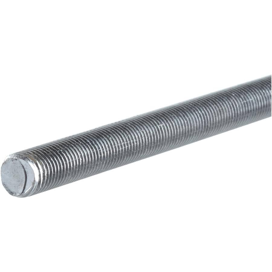 Tige filetée plaquée zinc, 3/4-10 pox6 po Builder's Hardware | Home ...