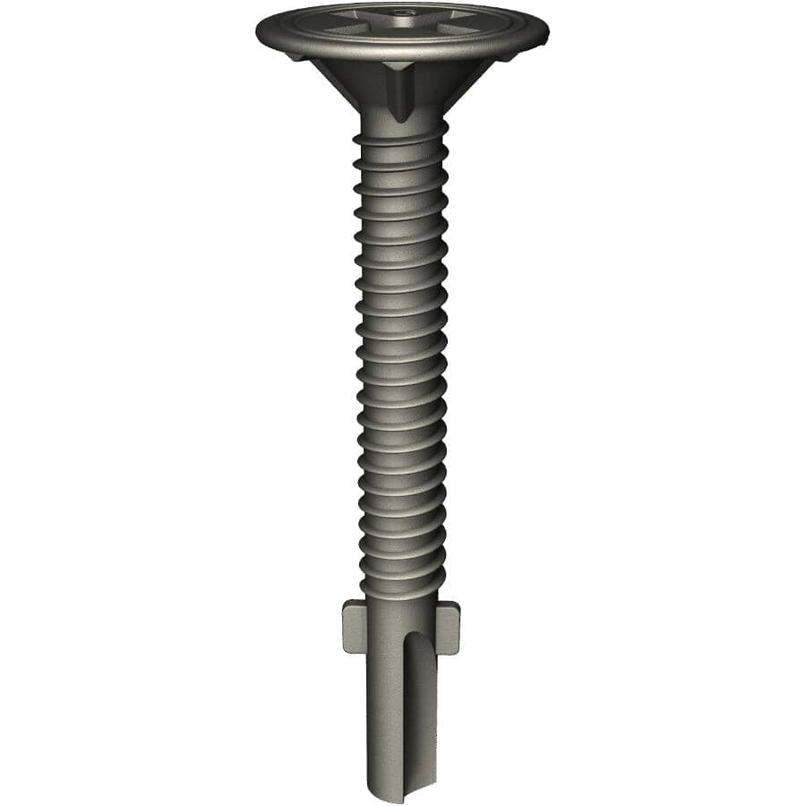 GRABBER 1 lb Pack #8 x 1-1/4" Self Drilling Cement Board Screws | Home ...