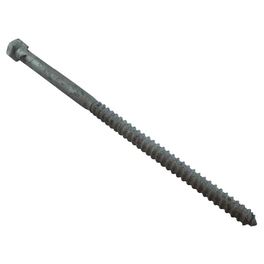 HOME BUILDER 150 Box 3/8" x 8" Galvanized Hex Lag Screws | Home Hardware