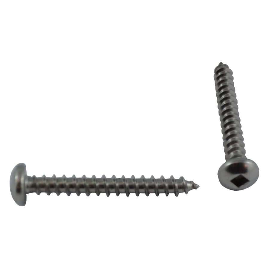 HOME PAK 10 Pack #10 x 1-1/2" Pan Head Socket Stainless Steel Tap ...