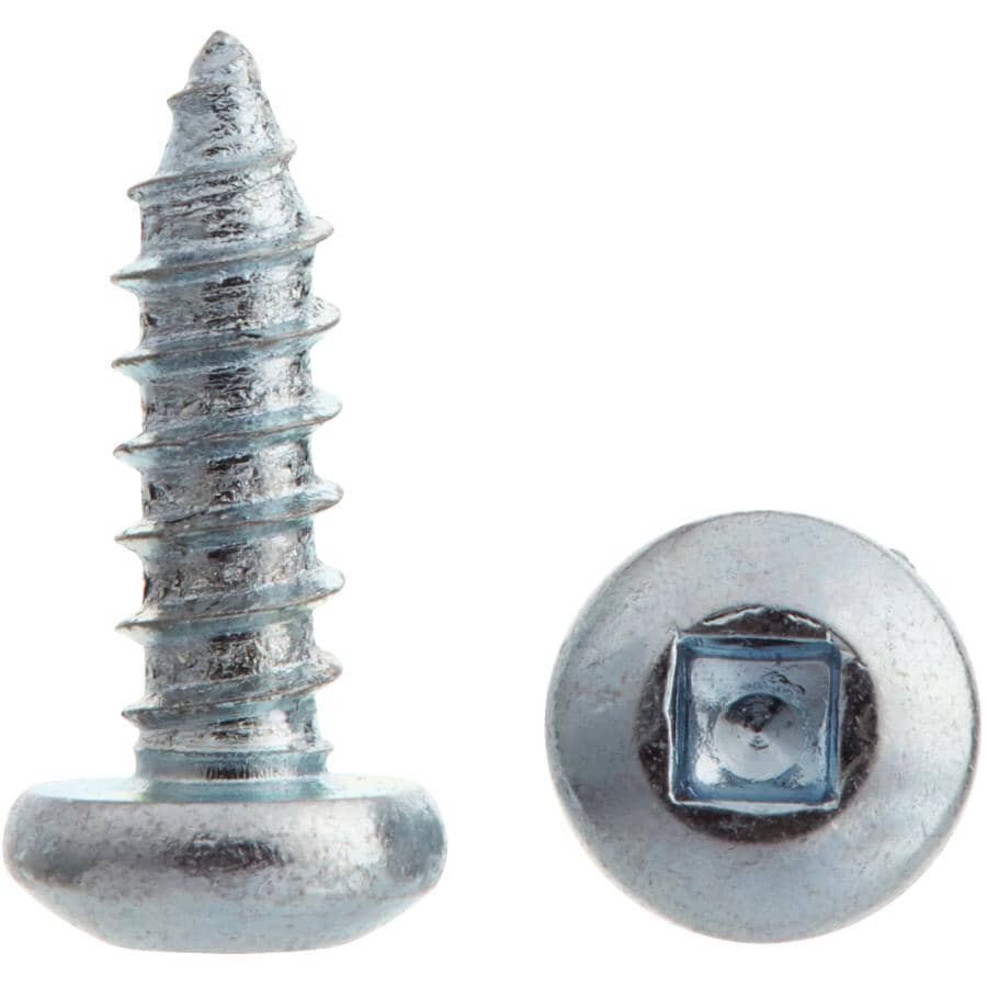 HOME PAK 10 Pack #4 x 3/8" Pan Head Socket Zinc Plated Tap Screws ...