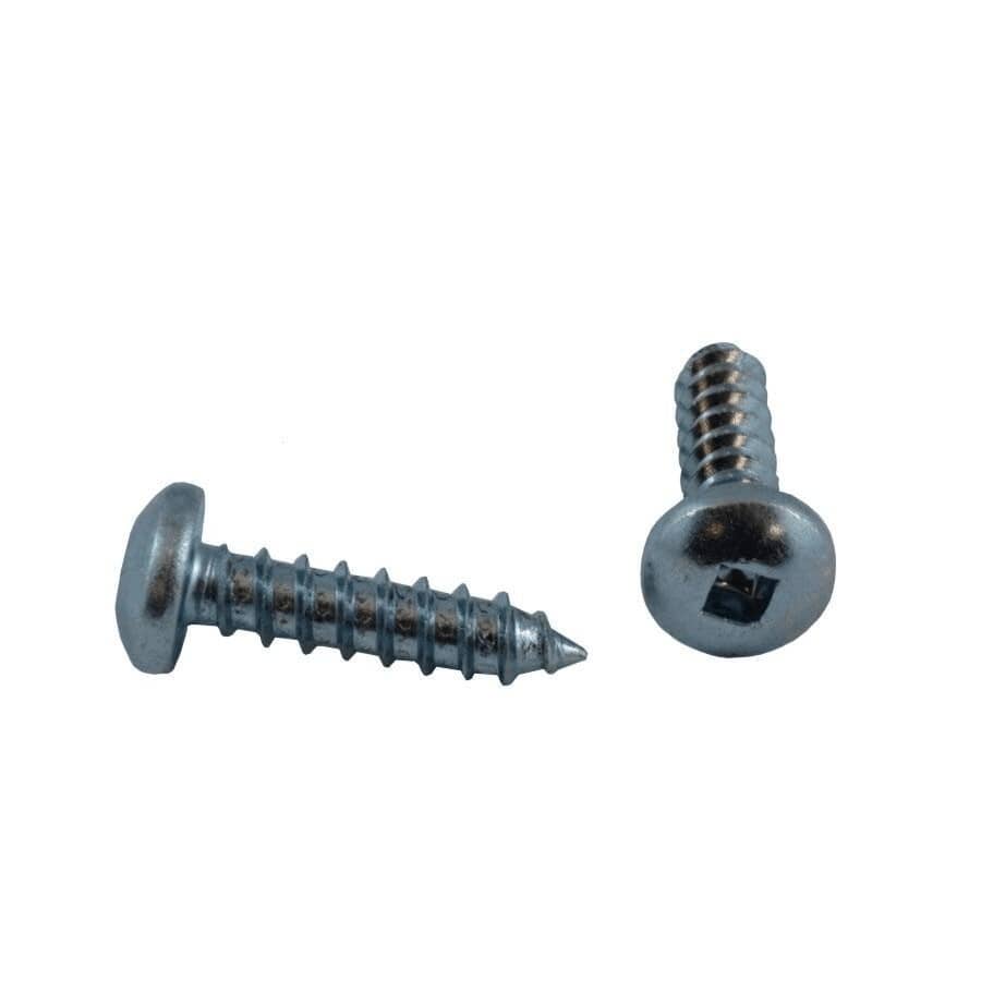 HOME PAK 10 Pack #14 x 1" Pan Head Socket Zinc Plated Tap Screws | Home ...