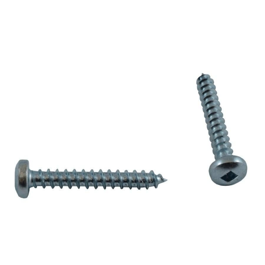 HOME PAK 10 Pack #8 x 1-1/4" Pan Head Socket Stainless Steel Tap Screws ...