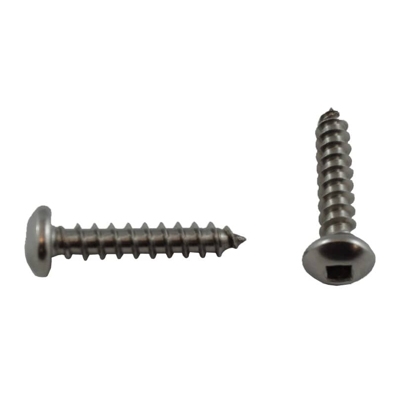 HOME BUILDER 100 Pack #10 x 1" Pan Head Socket Stainless Steel Tap ...