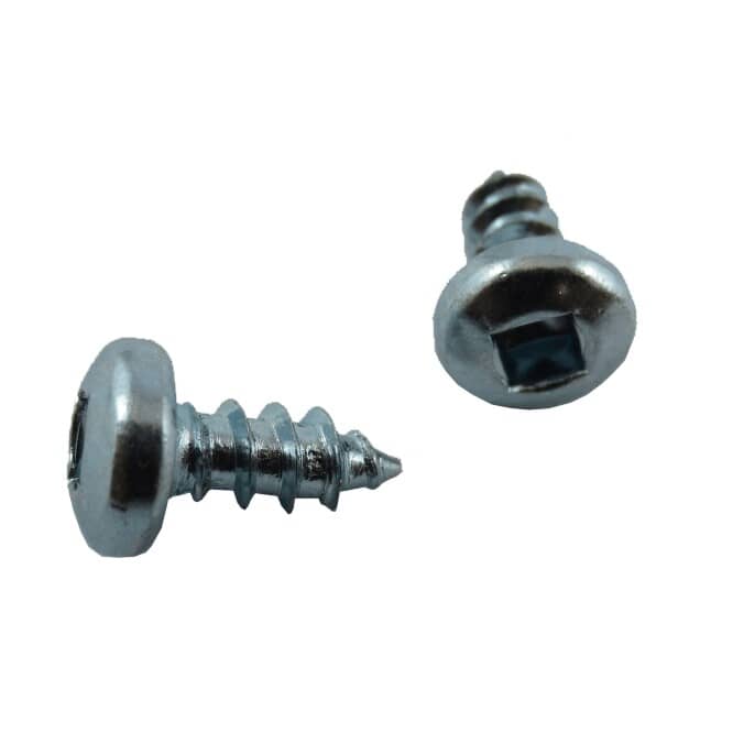 HOME BUILDER 100 Pack #8 x 3/8" Pan Head Socket Zinc Plated Tap Screws ...