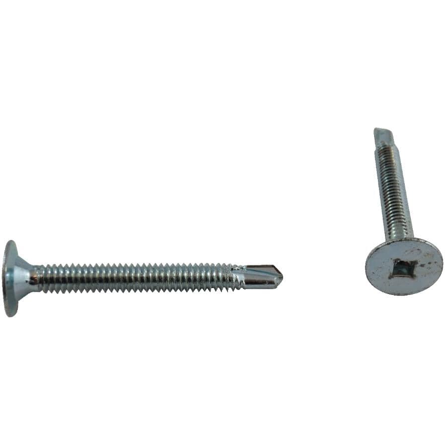 HOME BUILDER 10 Pack 12-24 x 2" Self Drilling Wafer Socket Tap Screws ...