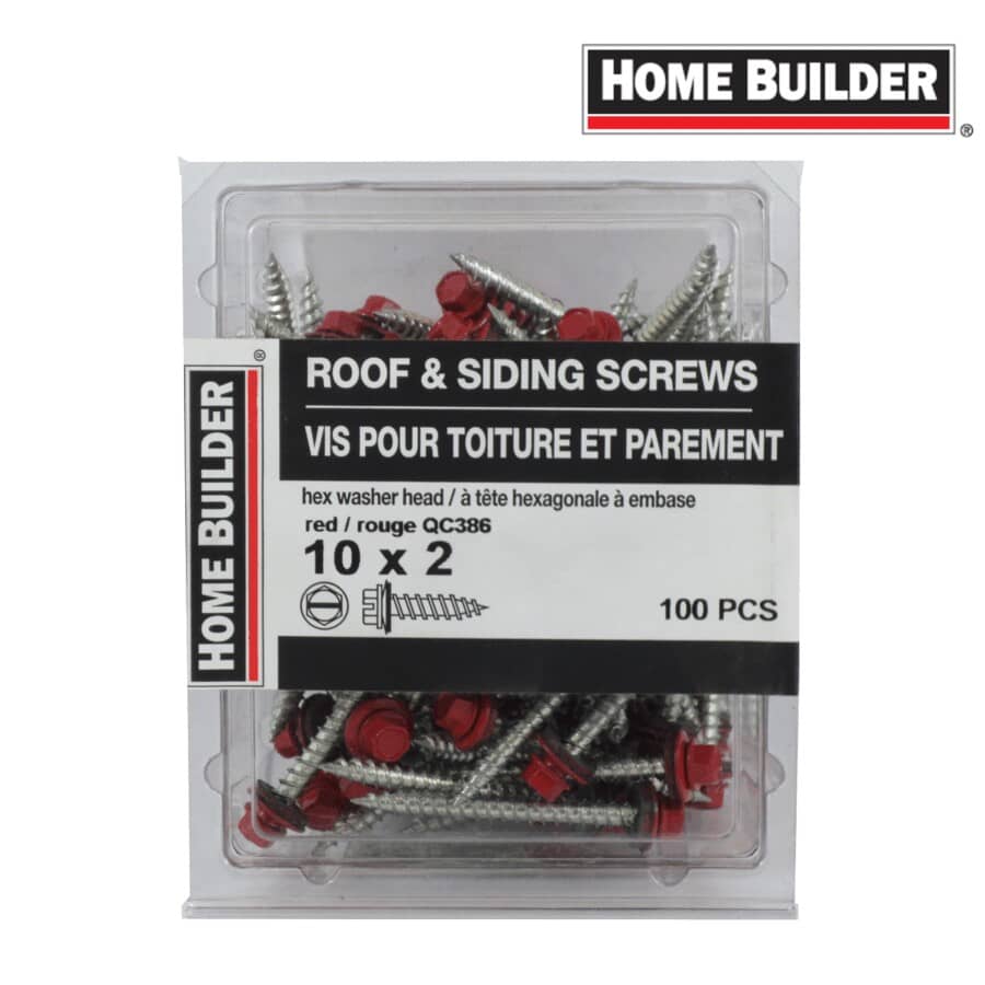 HOME BUILDER #10 x 2" Red Roofing Screws | Home Hardware