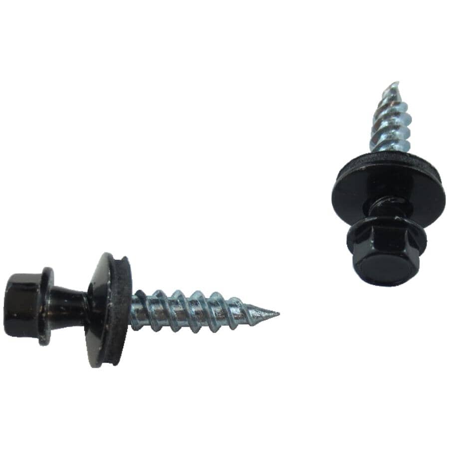 HOME BUILDER #10 x 1" Black Roofing Screws | Home Hardware