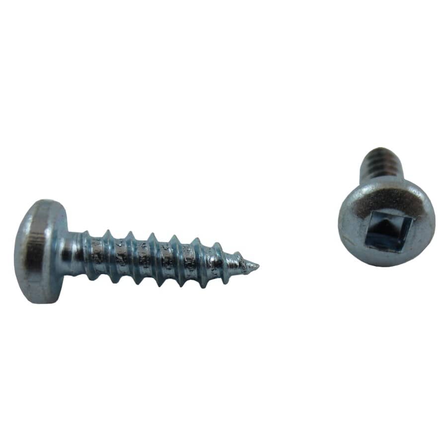 HOME BUILDER 100 Pack #8 x 5/8" Zinc Plated Round Head Socket Wood ...