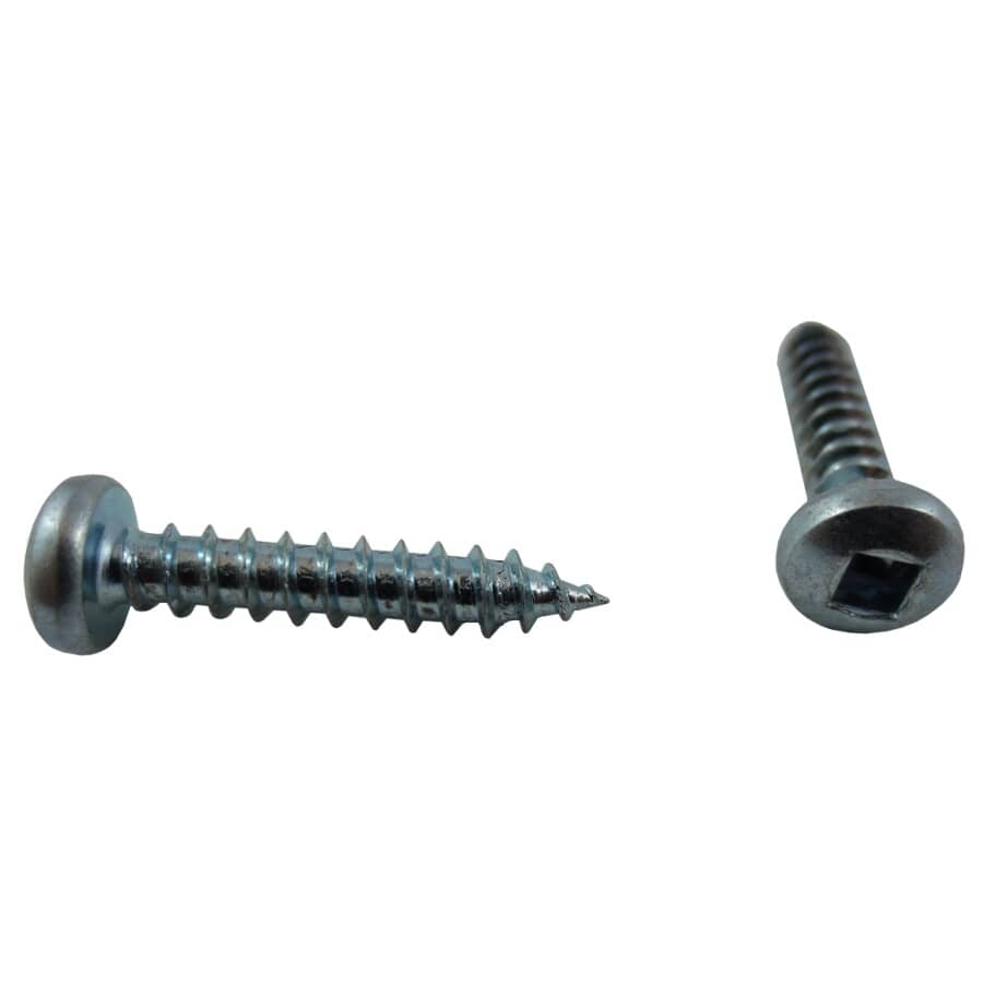 HOME BUILDER 100 Pack #6 x 3/4" Zinc Plated Round Head Socket Wood ...