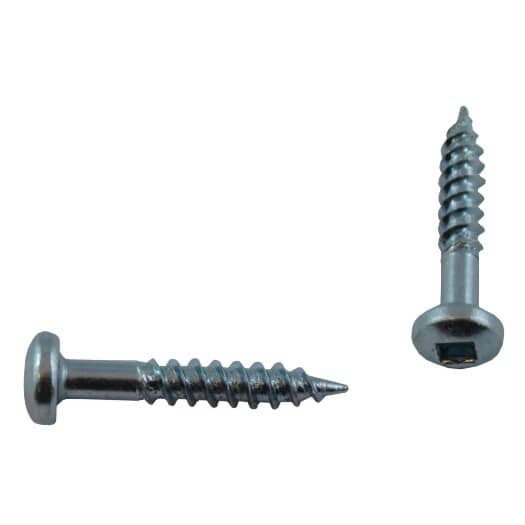 HOME BUILDER 100 Pack #8 x 1" Zinc Plated Round Head Socket Wood Screws ...