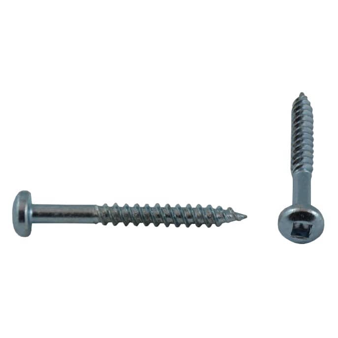 HOME PAK 10 Pack #8 x 1-1/2" Zinc Plated Round Head Socket Wood Screws ...
