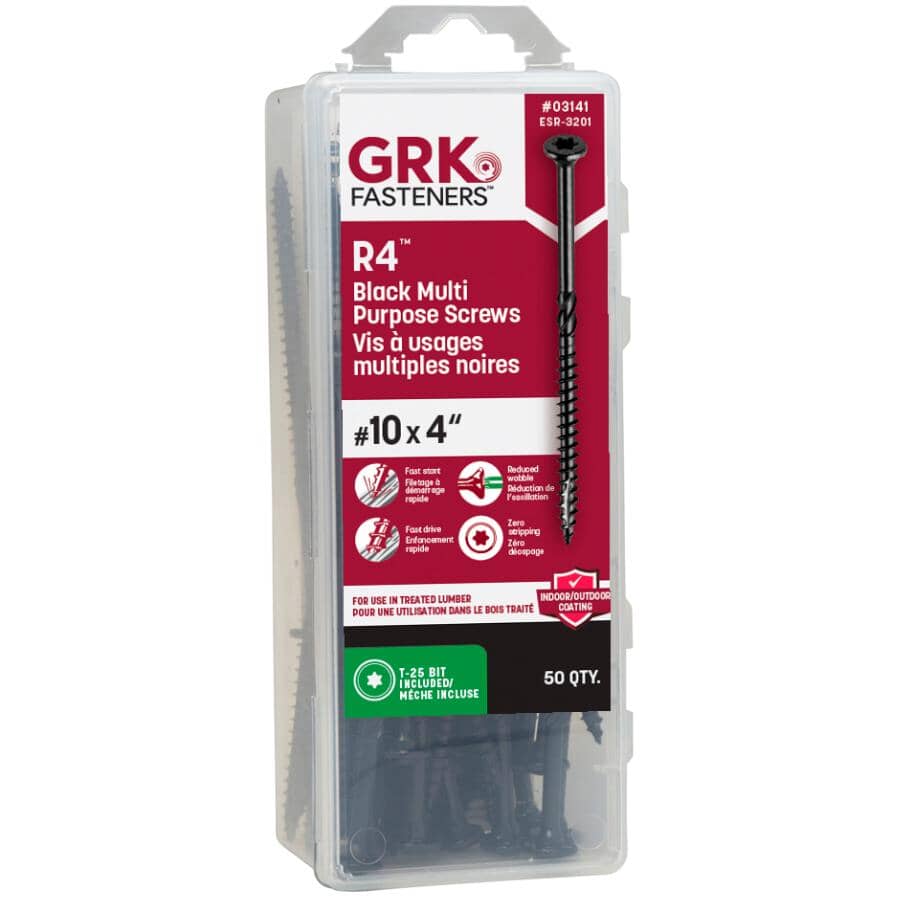 GRK FASTENERS #10 x 4" R4 Star Drive Deck Screws | Home Hardware