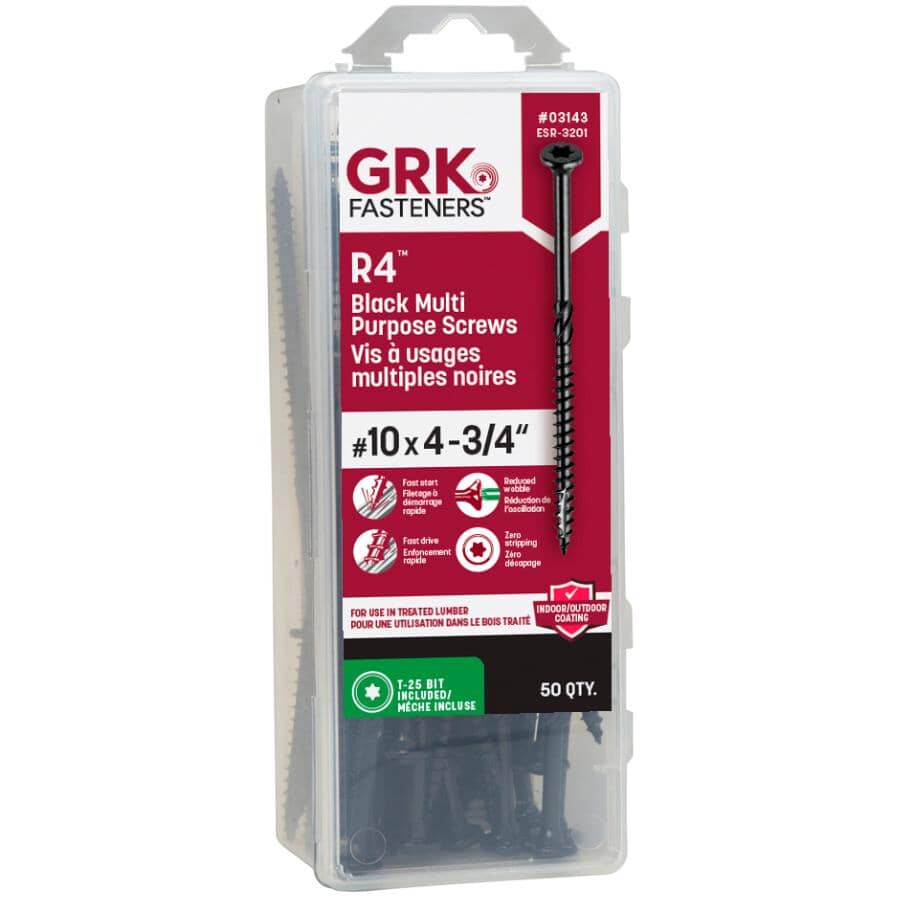 GRK FASTENERS #10 x 4-3/4" R4 Star Drive Deck Screws | Home Hardware