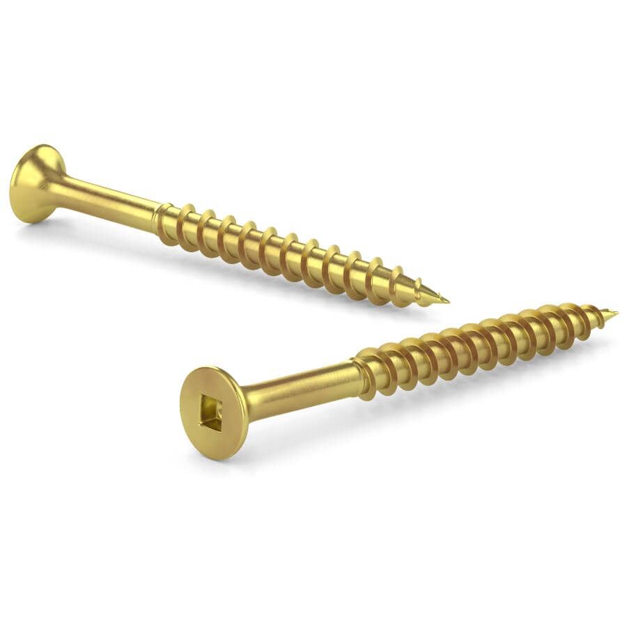 RELIABLE FASTENERS 6500 Pack #8 x 1-1/2" Yellow Zinc All Purpose Screws ...