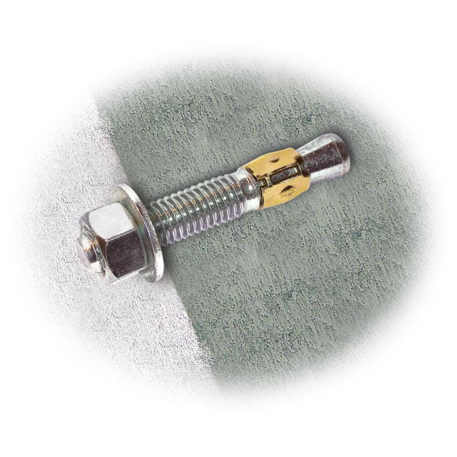 COBRA ANCHORS 4 Pack 3/8" x 2-3/4" Wedge Anchors, with Bits | Home Hardware