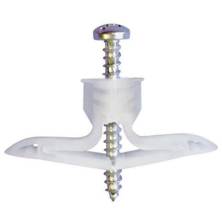 COBRA ANCHORS 1/4" Long Light Duty Nylon Toggle Anchors | Home Hardware