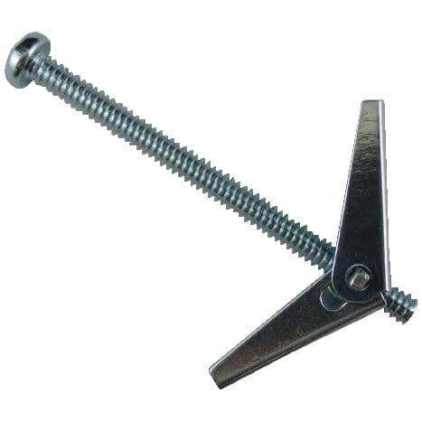 HOME BUILDER 25 Pack #6-32 x 2" Zinc Plated Toggle Wing Anchors | Home ...