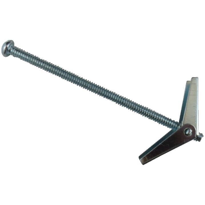 HOME BUILDER 4 Pack #6-32 x 3" Zinc Plated Toggle Wing Anchors | Home ...