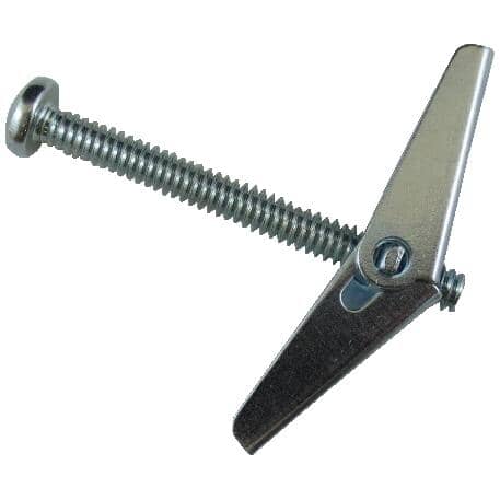 HOME BUILDER 4 Pack #10-24 x 2" Zinc Plated Toggle Wing Anchors | Home ...